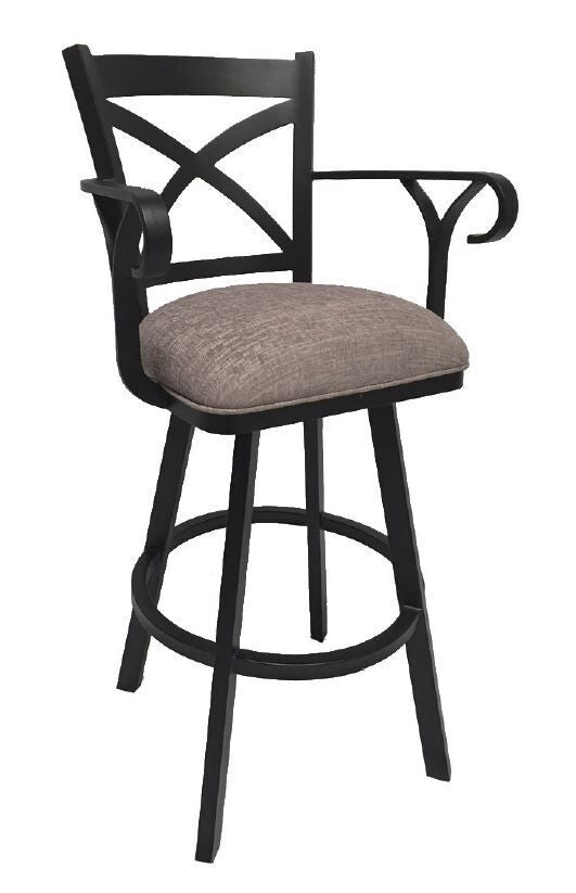Tempo Callee Edison 34" Swivel Bar Stool with Arms - Dinette Online