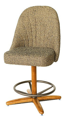 Chromcraft C128-334 26 Swivel Bar Stool - Dinette Online