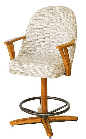 Chromcraft C127-336 26 Swivel Tilt Bar Stool - Dinette Online